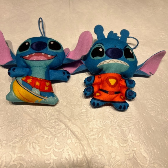 Toys | Disney Stitch Plush Key Chains Surfee Stitch And Experiment ...